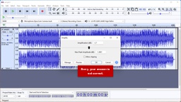Audacity - Change Audio Volume
