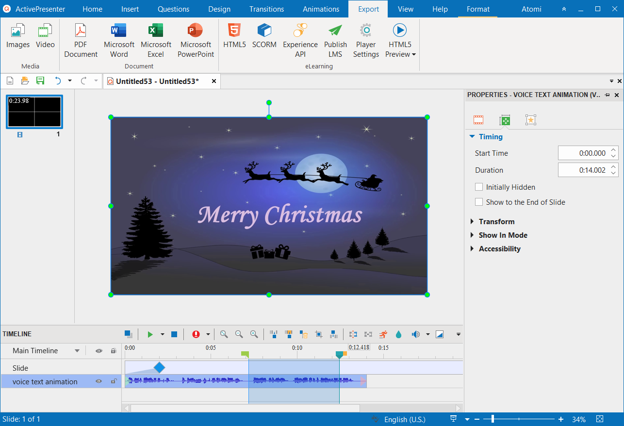 Record Screen and Edit Recorded Video with ActivePresenter