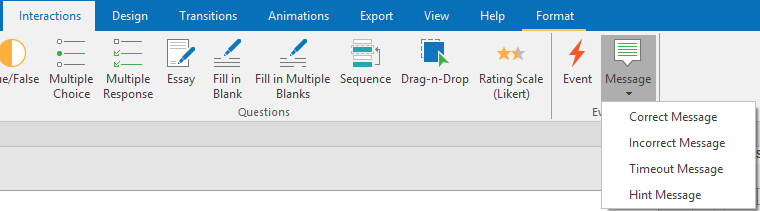 Working with Feedback Messages - ActivePresenter 7