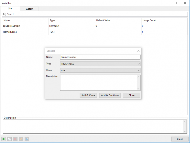 Adding And Using Variables In Elearning Activepresenter 7