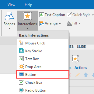 Working with Buttons - ActivePresenter 7 - Atomi Systems, Inc.