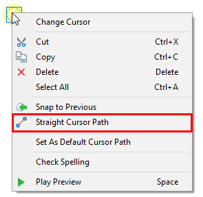 Adding Cursor Paths - ActivePresenter 7