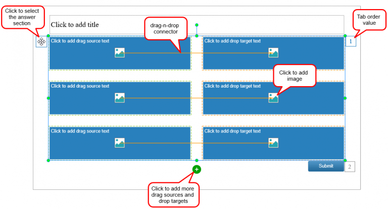 Working with Drag-n-Drop Questions in ActivePresenter 7