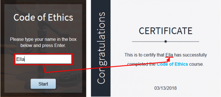 Using Variables Example 2 Display Username With Text Variables