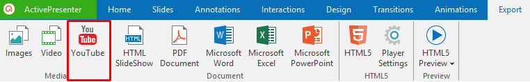 Publishing Video to YouTube - ActivePresenter 7