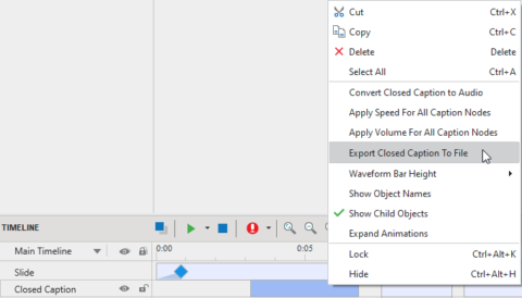 How to Add Closed Captions in ActivePresenter 8 - Atomi Systems, Inc.