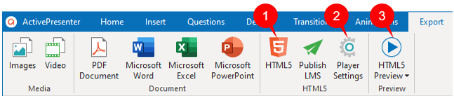 How to Export Projects to HTML5 in ActivePresenter 8