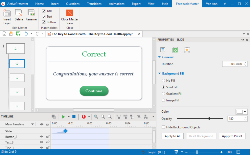 How to Create Interactive Video Quizzes in ActivePresenter 8