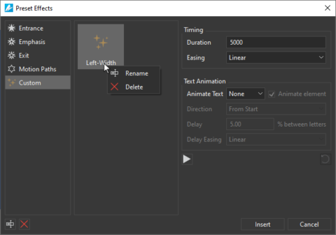 Use Preset Effects in Saola Animate 3 - Atomi Systems, Inc.