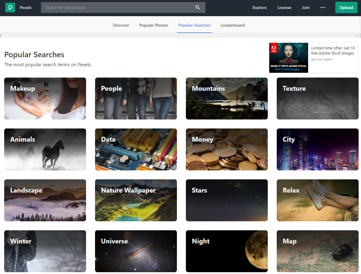 Những Trang Web Tải Ảnh Miễn Phí Chất Lượng Cao