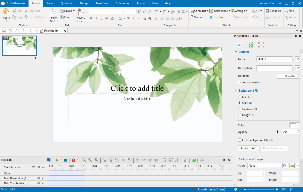 How to Save and Use Custom Themes in ActivePresenter 9