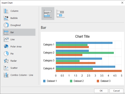 How to Create Bar Charts in ActivePresenter 9