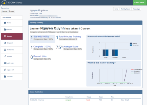 SCORM Cloud and ActivePresenter Compatibility