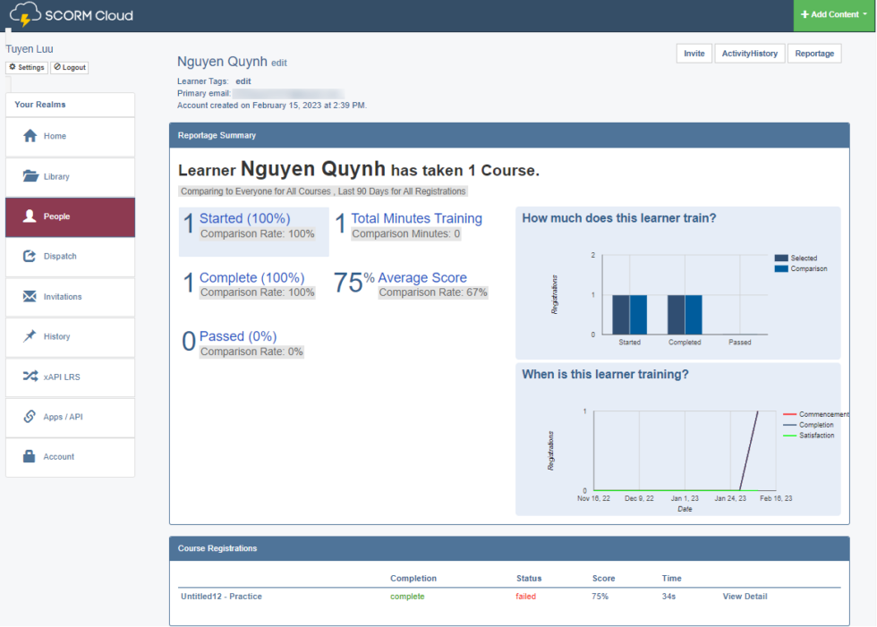 SCORM Cloud and ActivePresenter Compatibility