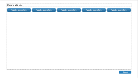 How to Create Horizontal Sequence Questions?