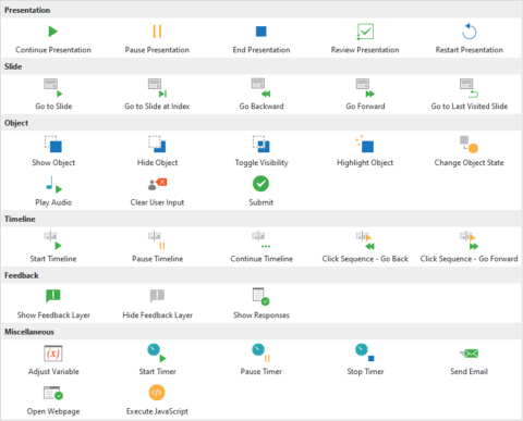 How to Use Advanced Actions in ActivePresenter 9