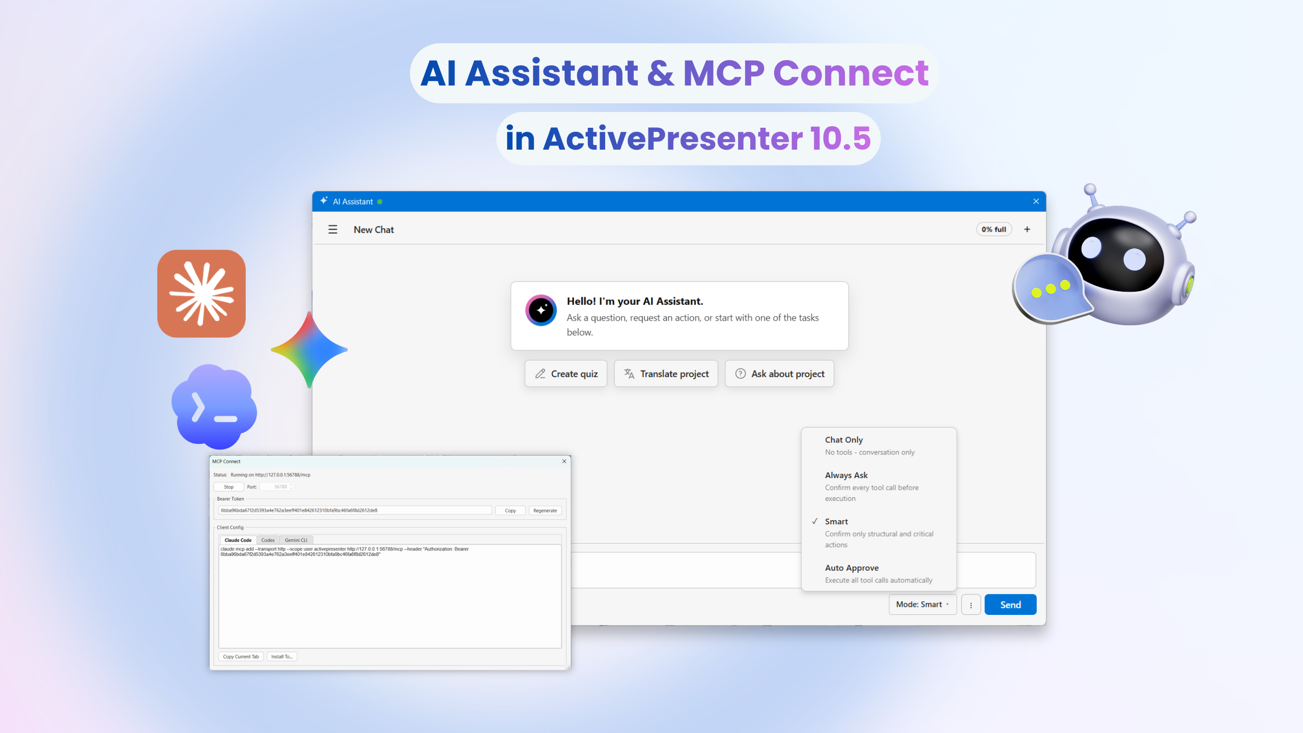 How to use the AI Assistant & MCP Connect in ActivePresenter 10.5